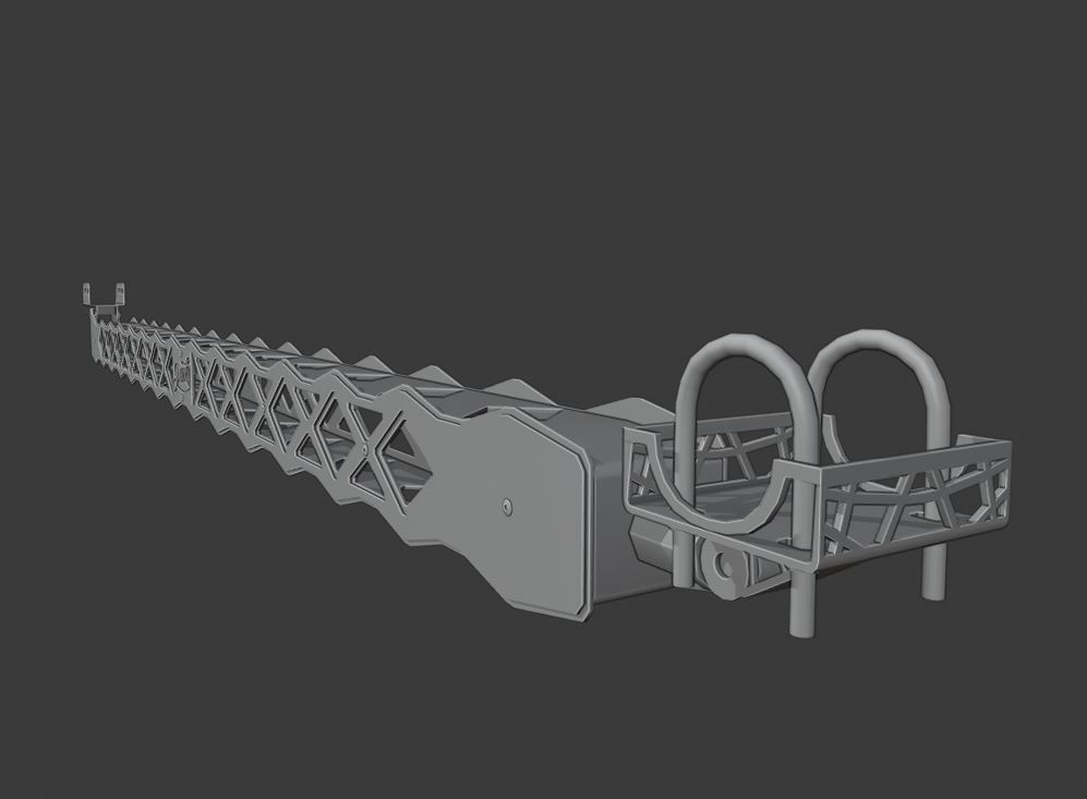 STEEL LADDER BAR 3D model | CGTrader