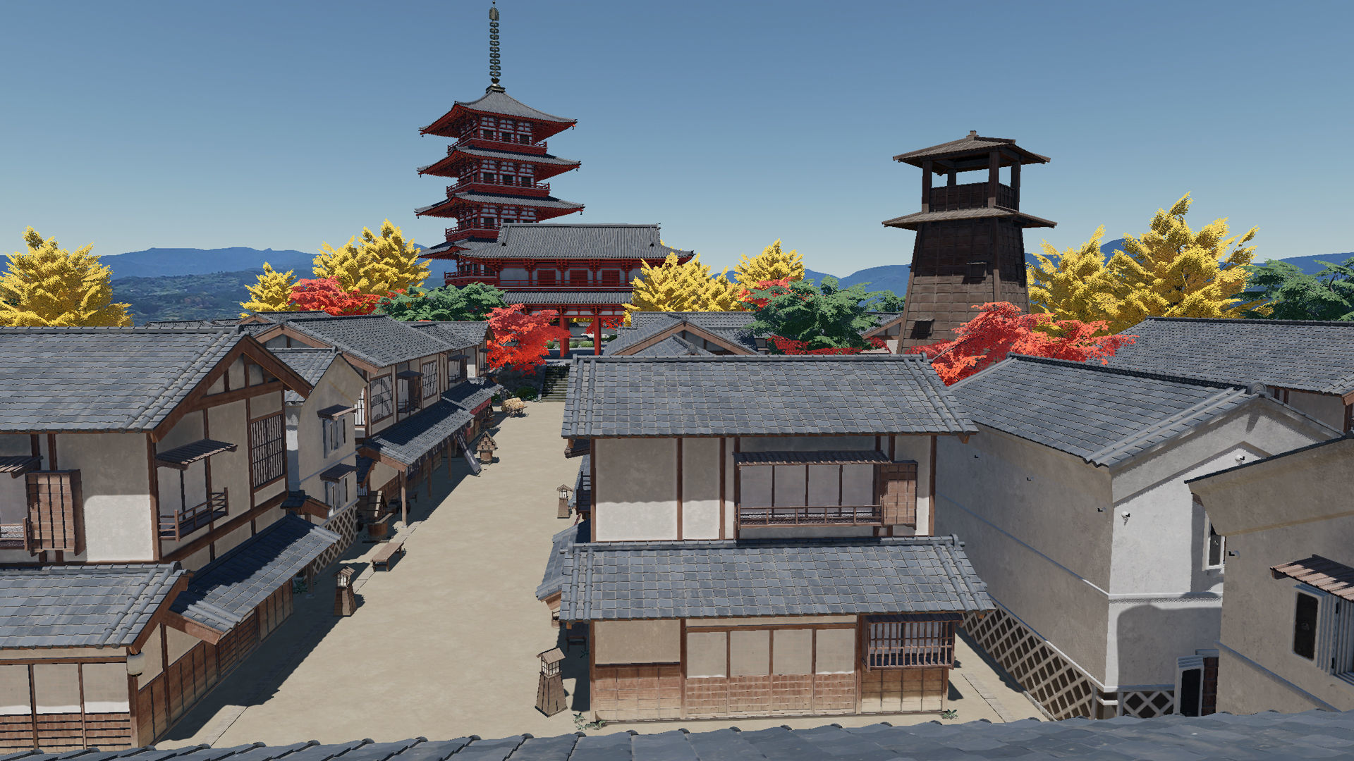 Old Japanese Town 3D model | CGTrader
