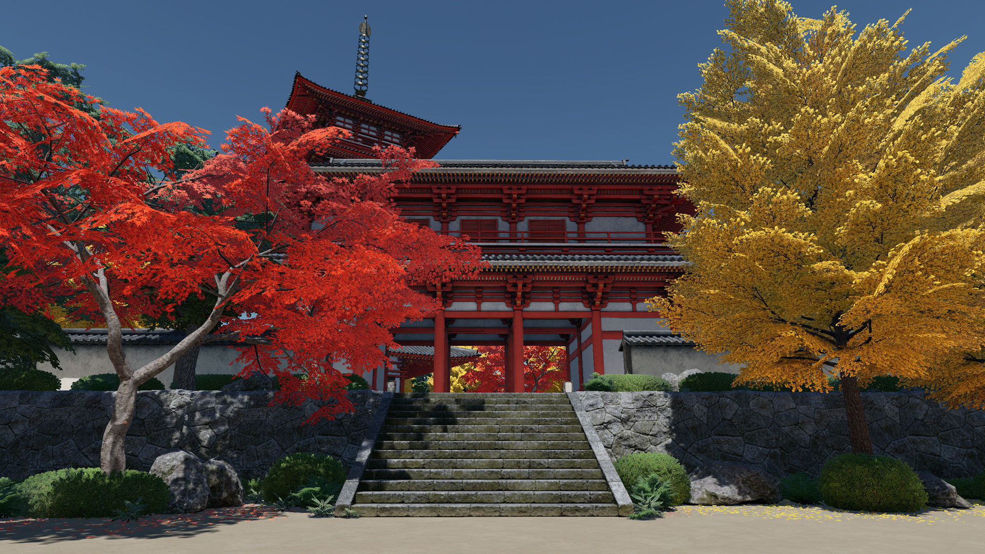 Old Japanese Town 3D model | CGTrader