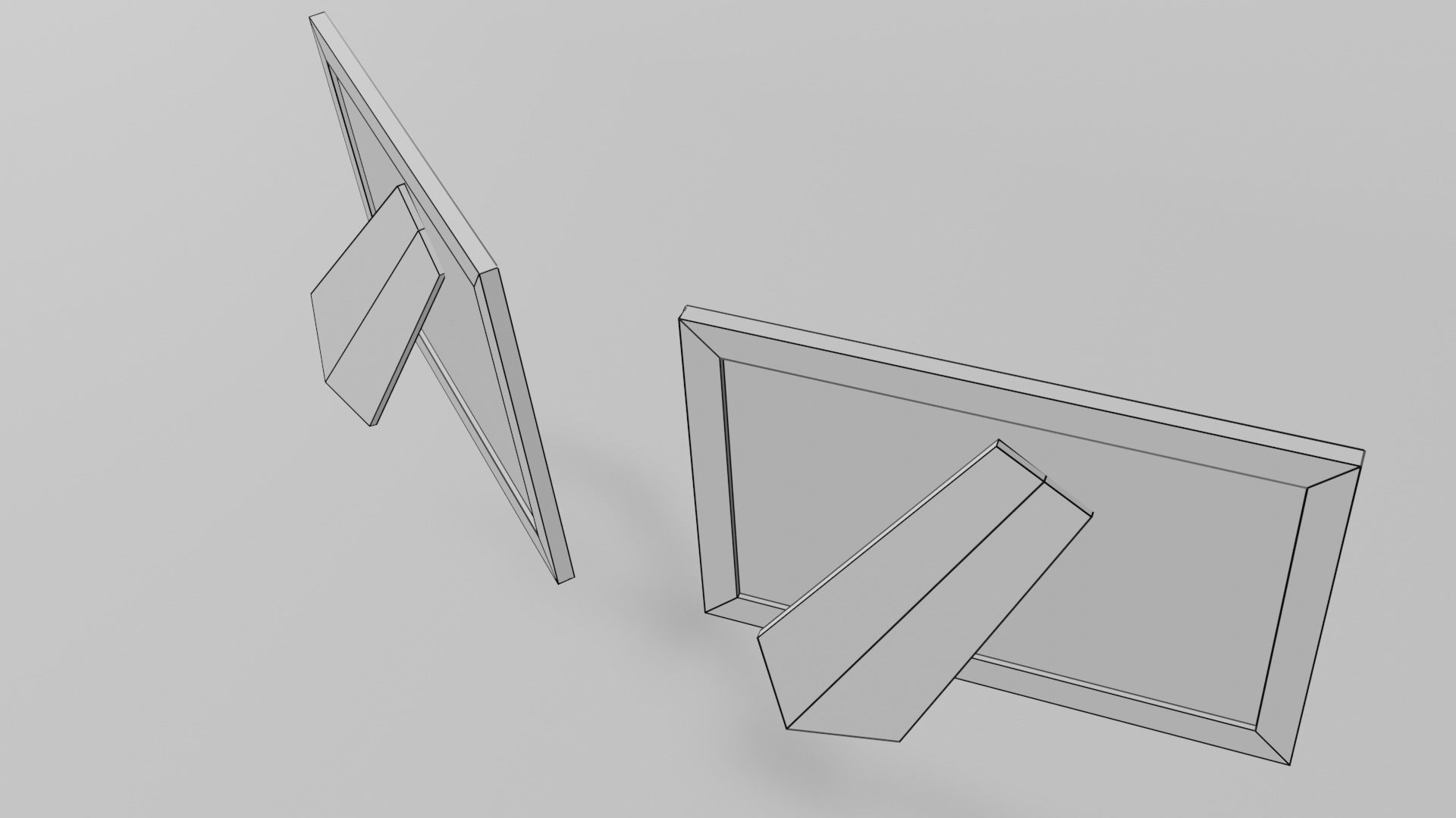 3D model Low polly Frame VR / AR / low-poly | CGTrader