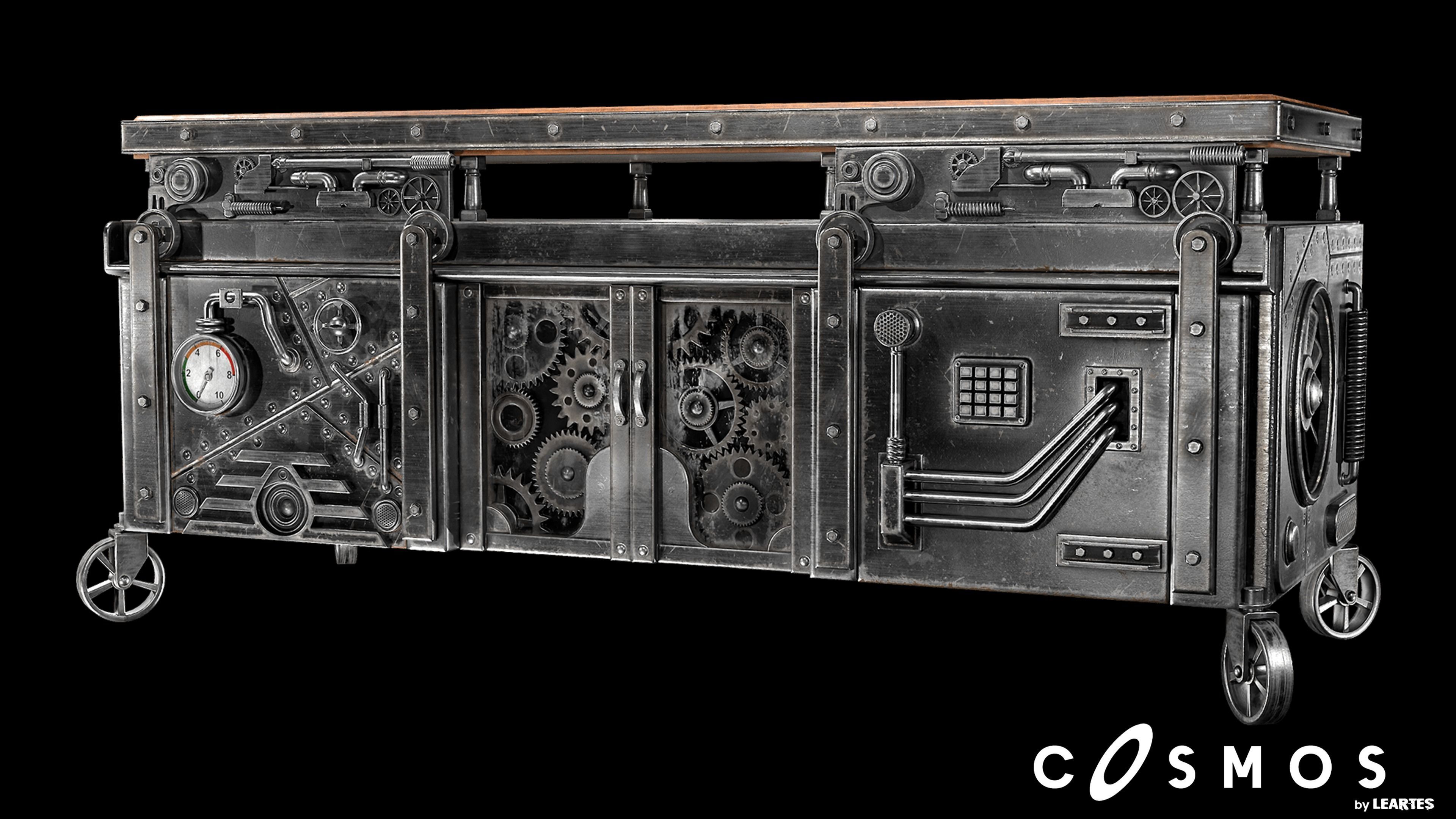 3D model Steampunk TV Unit VR / AR / low-poly | CGTrader