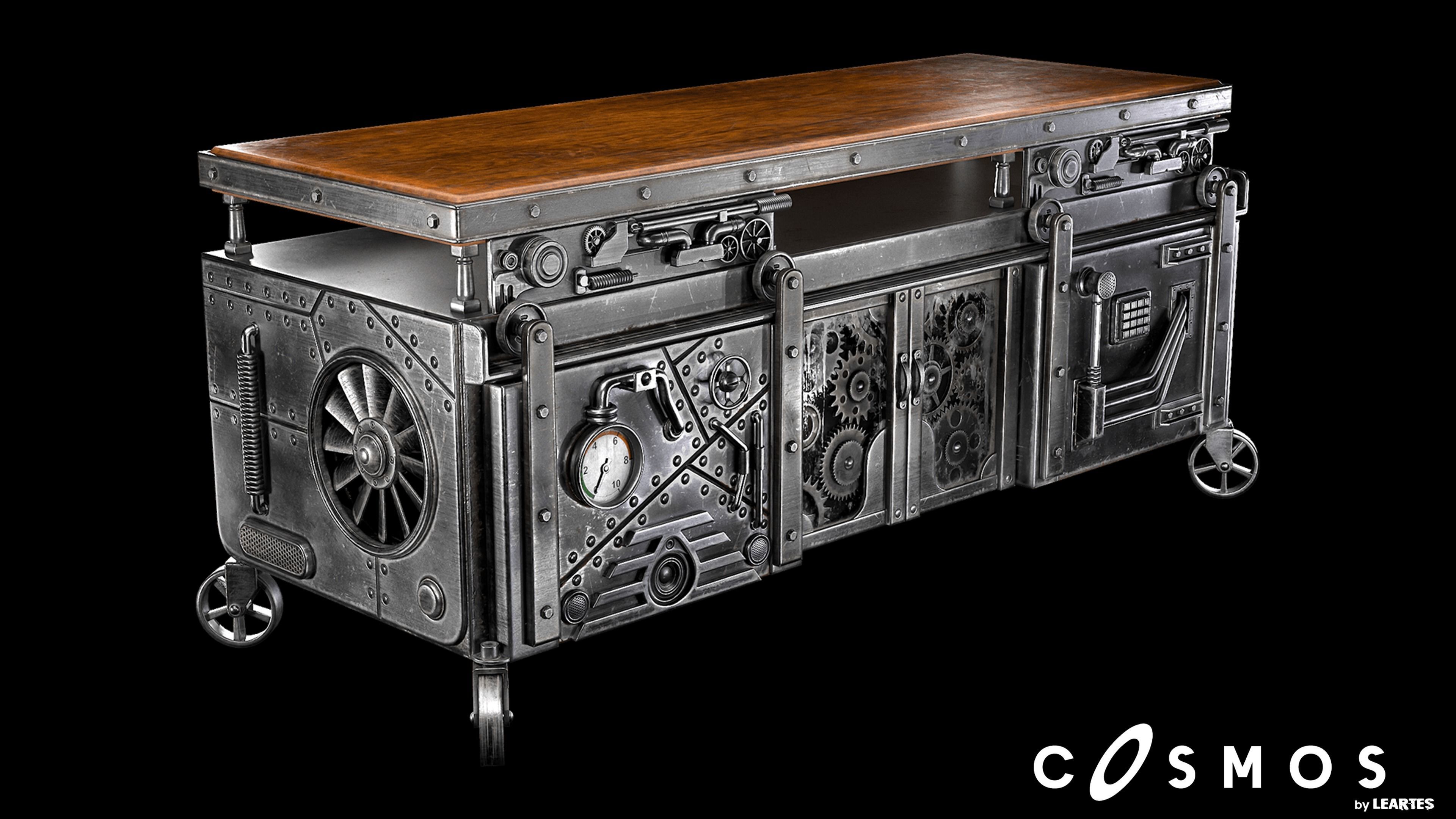 3D model Steampunk TV Unit VR / AR / low-poly | CGTrader