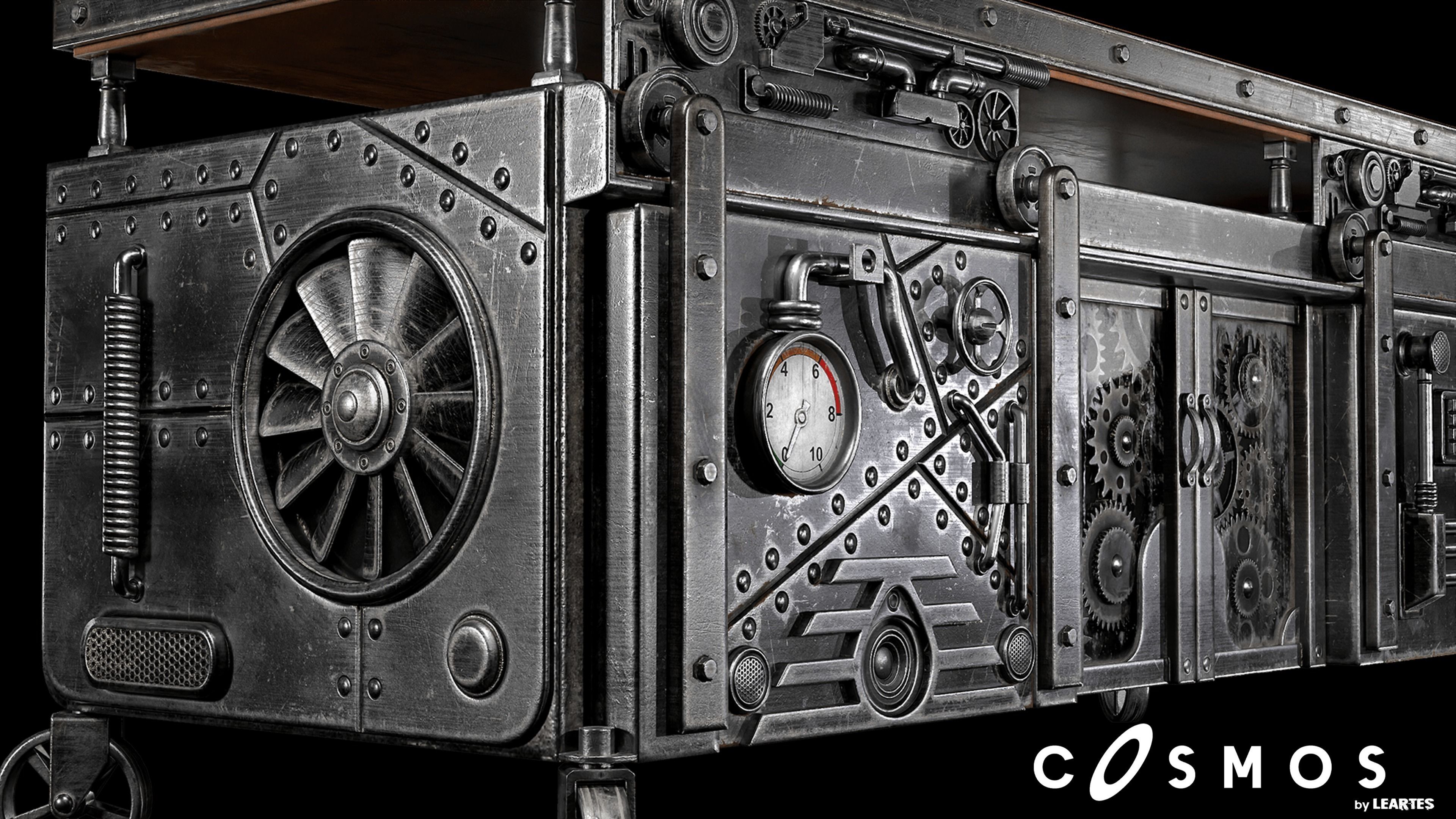 3D model Steampunk TV Unit VR / AR / low-poly | CGTrader