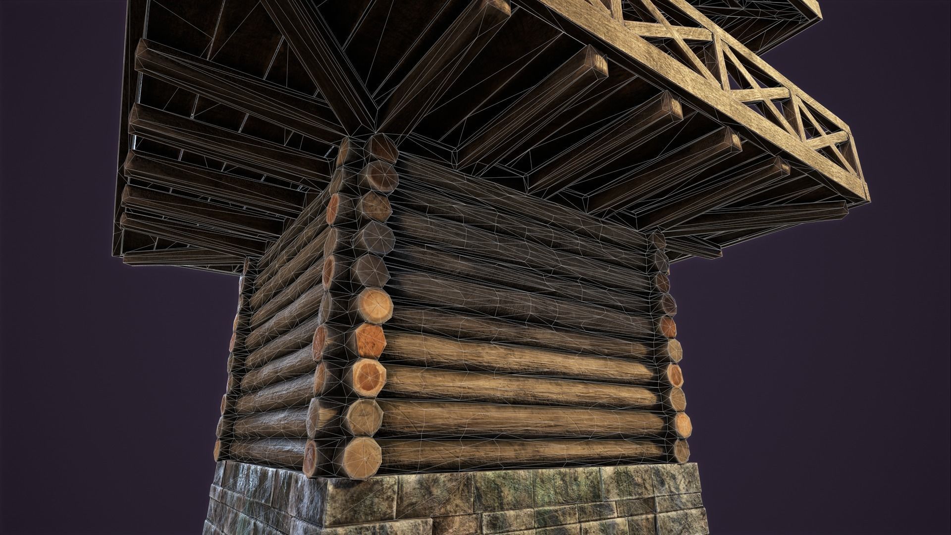 3D model Roman Watchtower VR / AR / low-poly | CGTrader