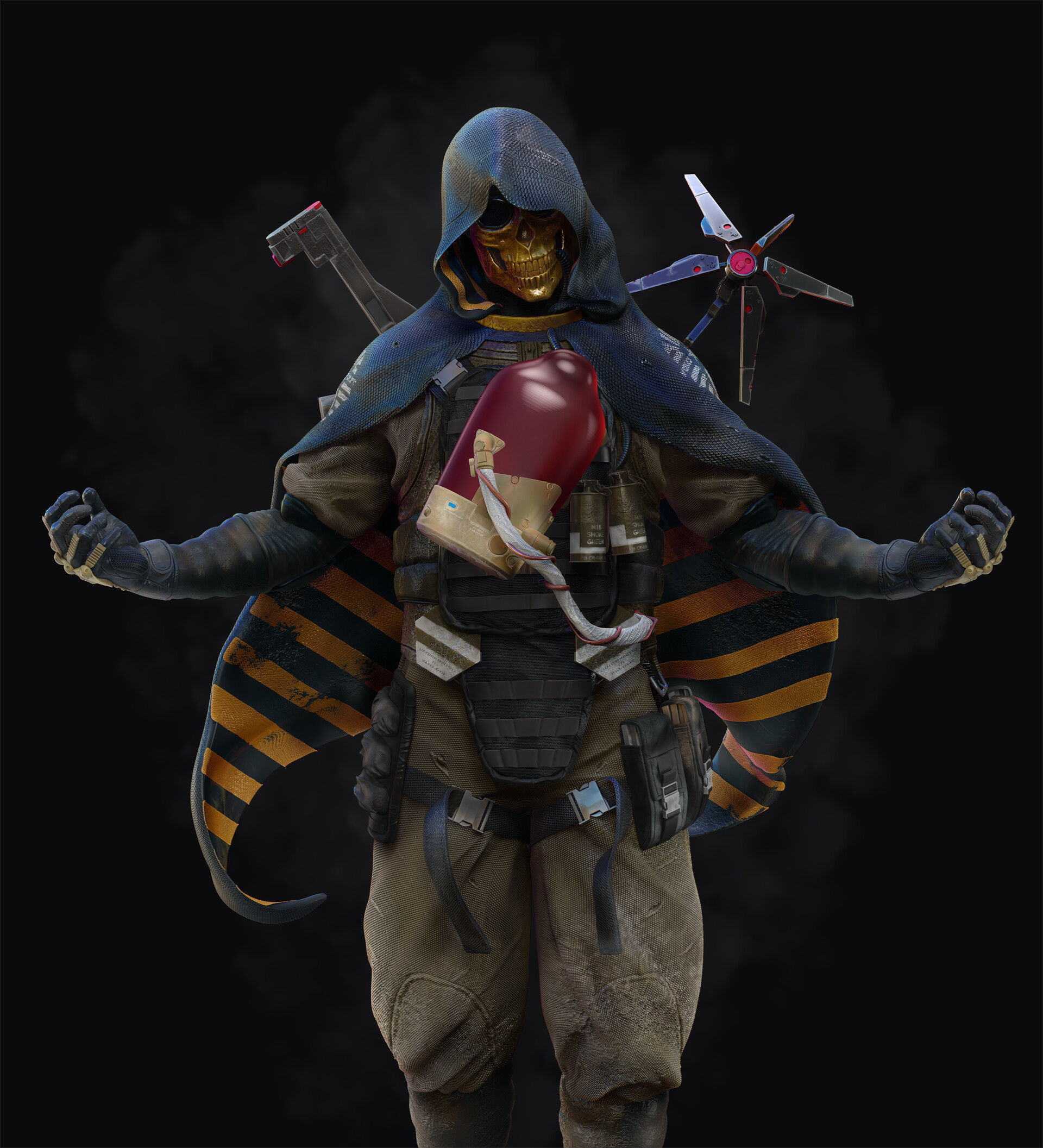 Higgs Monaghan - Death Stranding - High Poly 3D model 3D printable ...