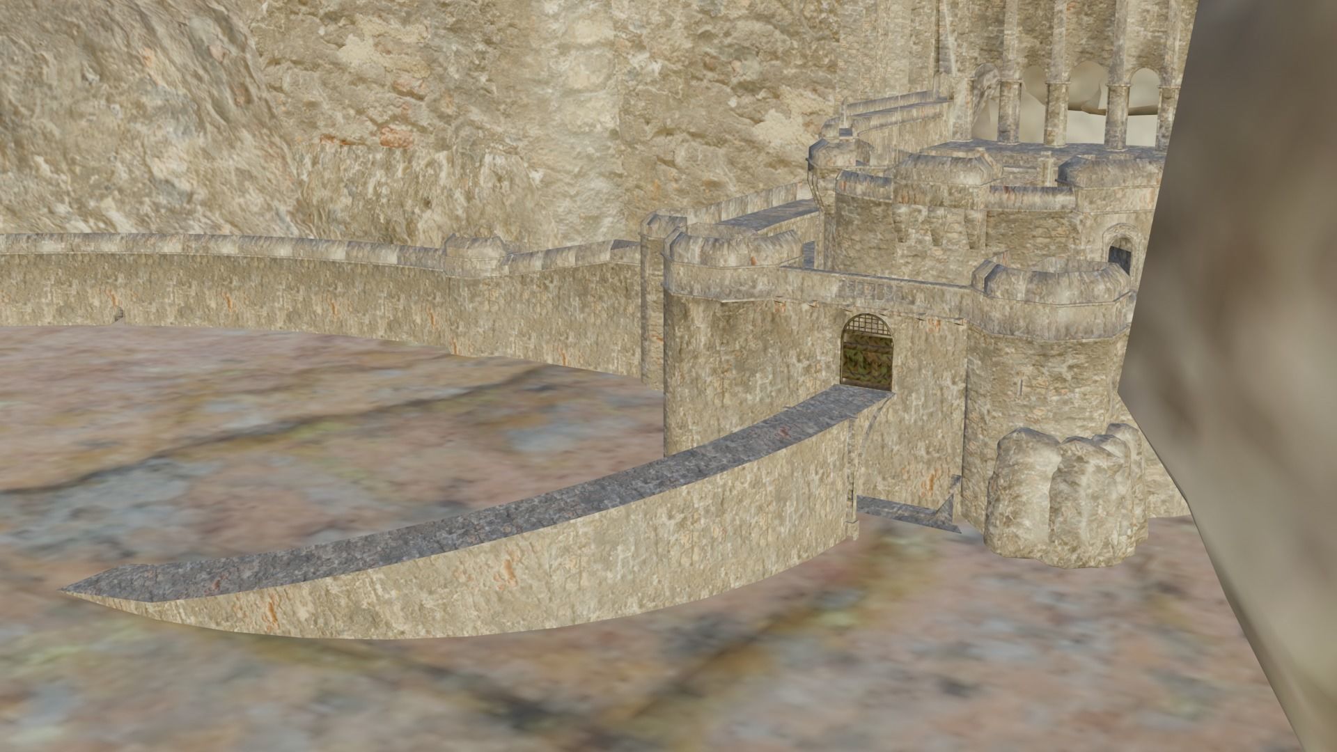 3D model Helms Deep the Lord of the Rings VR / AR / low-poly | CGTrader