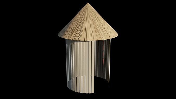 3D model Straw hat VR / AR / low-poly | CGTrader