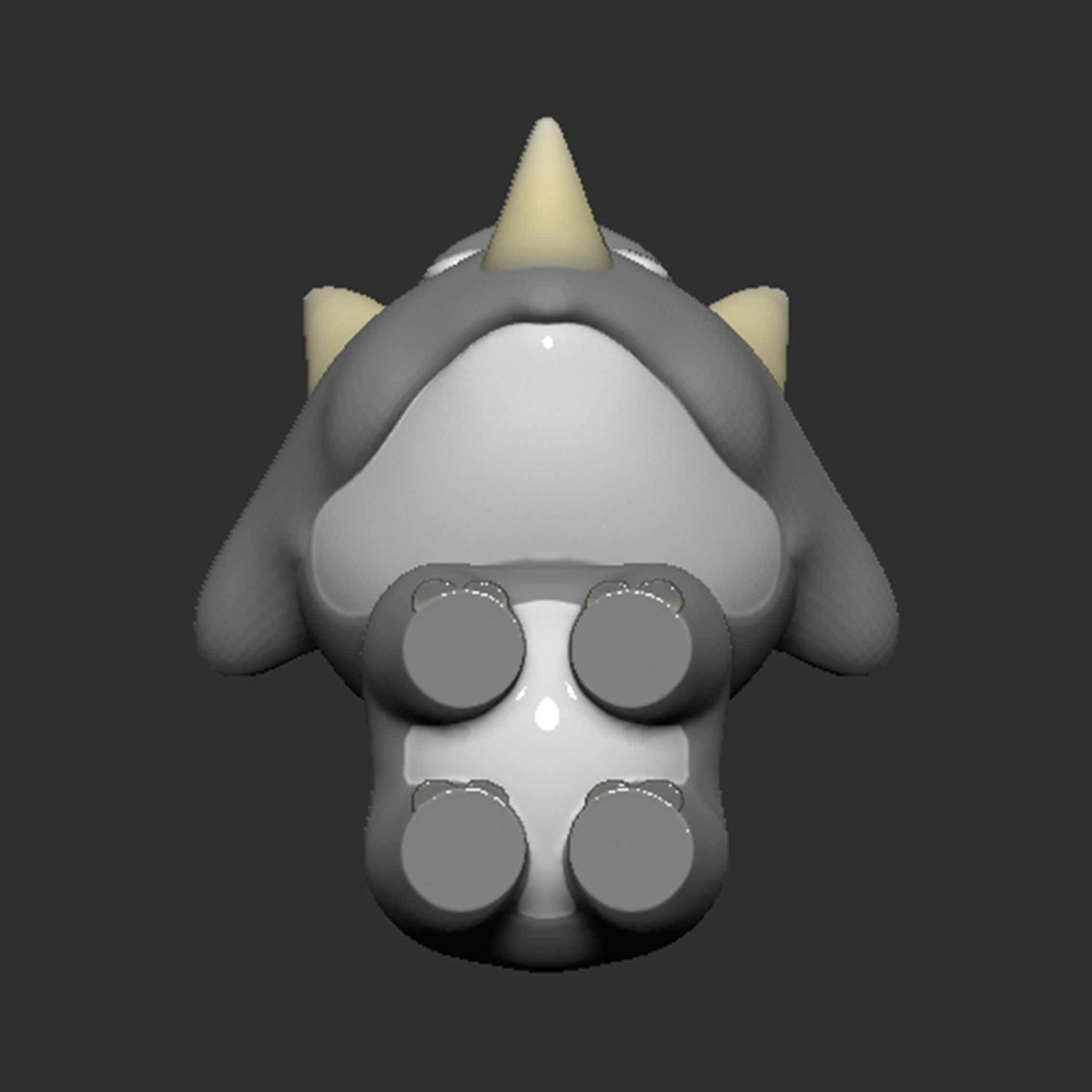Reznor Mario Boss Closed Mouth 3D model 3D printable | CGTrader