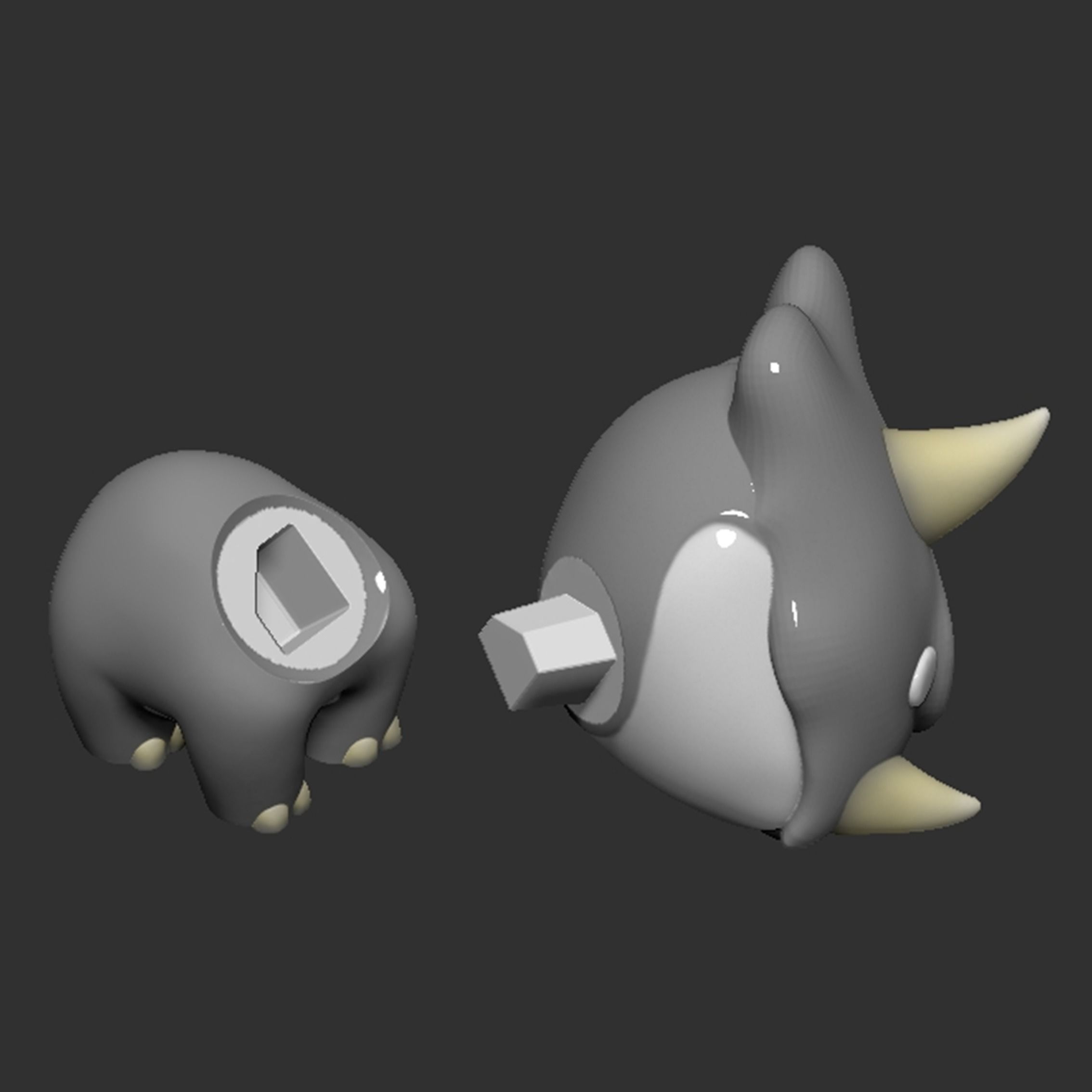 Reznor Mario Boss Closed Mouth 3D model 3D printable | CGTrader