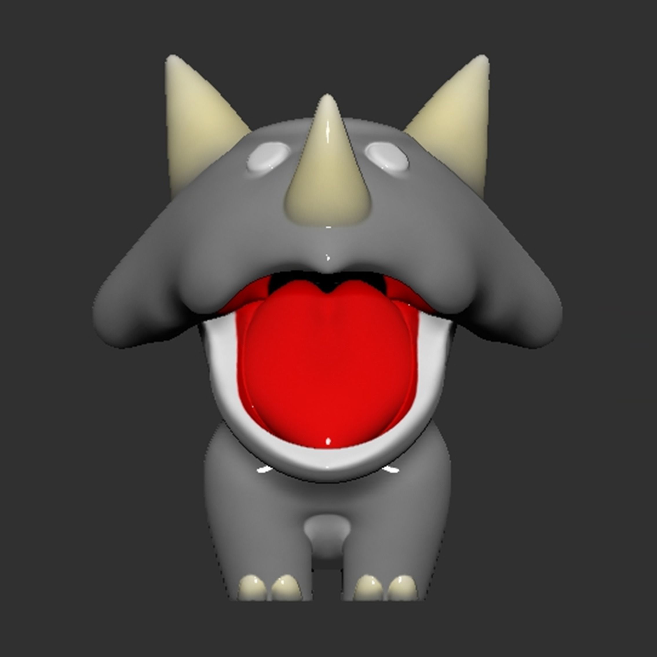 Reznor Mario Boss Open Mouth 3D model 3D printable | CGTrader