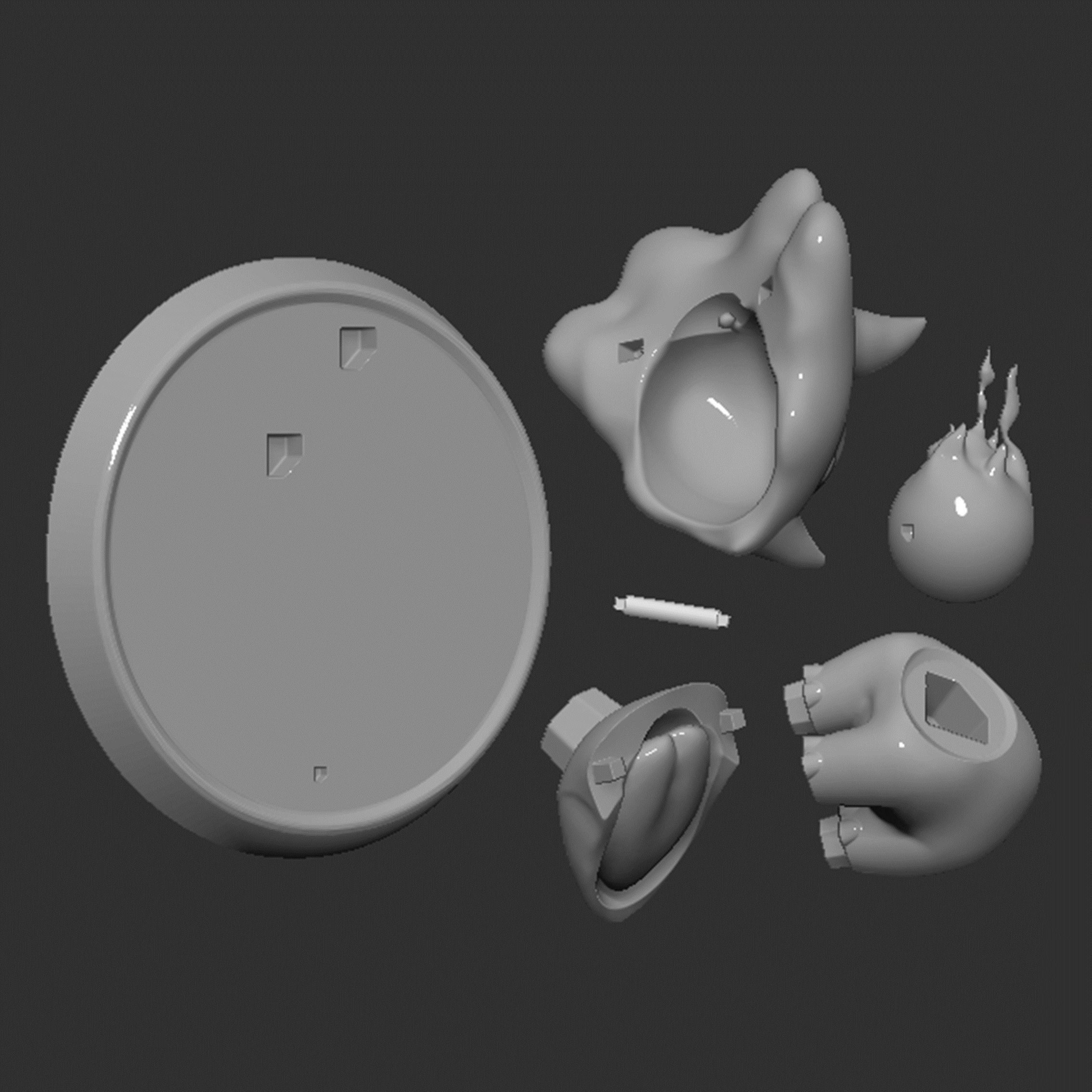 Reznor Mario Boss Open Mouth Fireball Based 3D model 3D printable ...