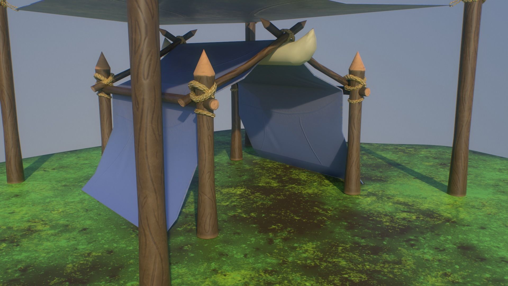 3D model Stylized Medieval Tent VR / AR / low-poly | CGTrader