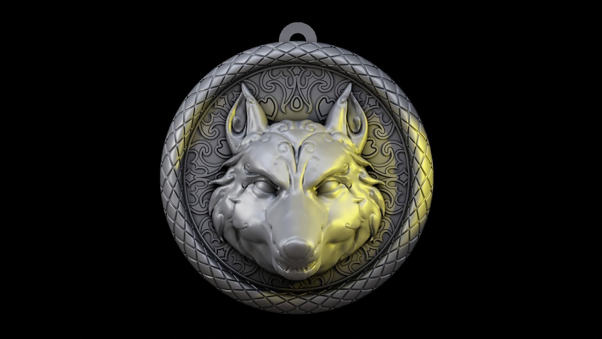 THE WITCHER WOLF NECKLACE - TWO VERSIONS free 3D model 3D printable ...