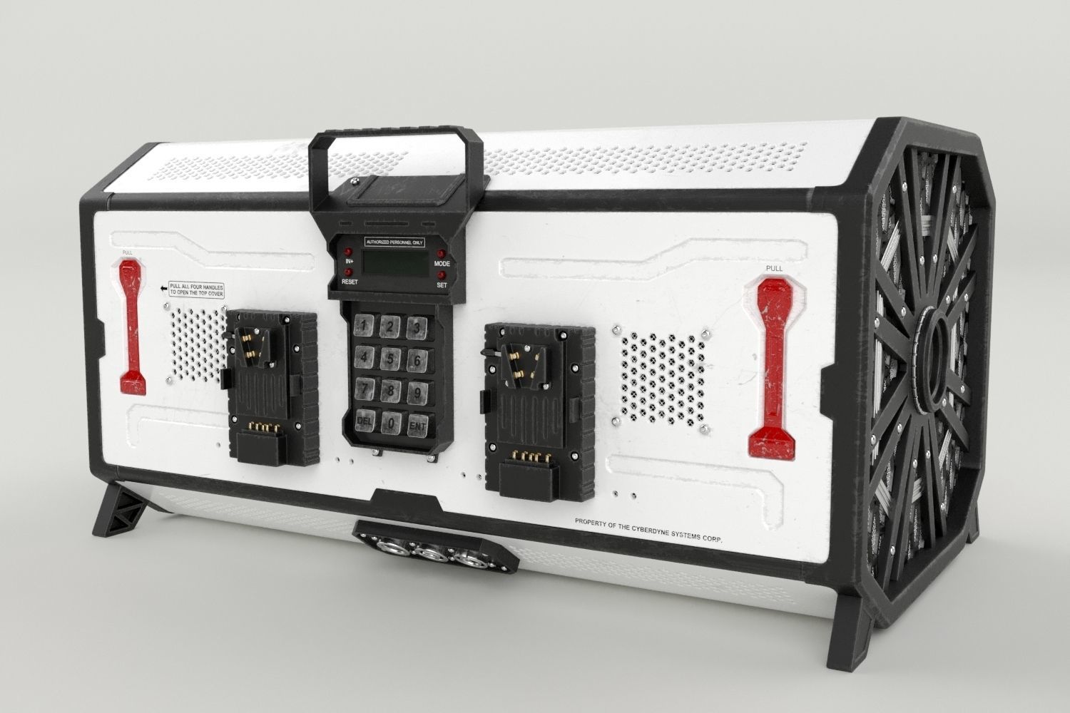 Nuclear Weapon Portable Box Bomb 3D model | CGTrader