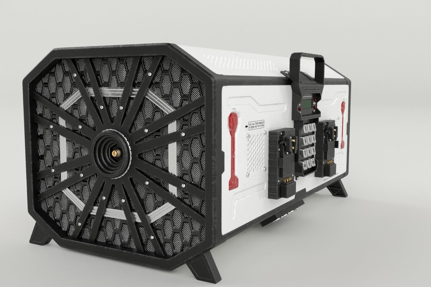 Nuclear Weapon Portable Box Bomb 3D model | CGTrader