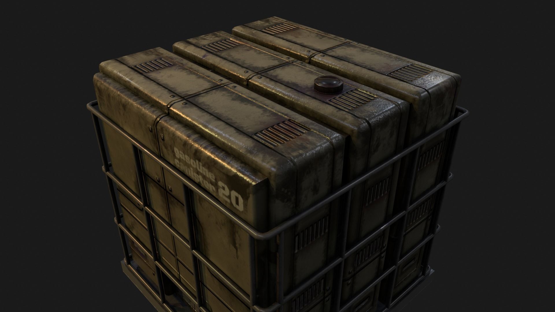 Industrial Boxes free VR / AR / low-poly 3D model | CGTrader