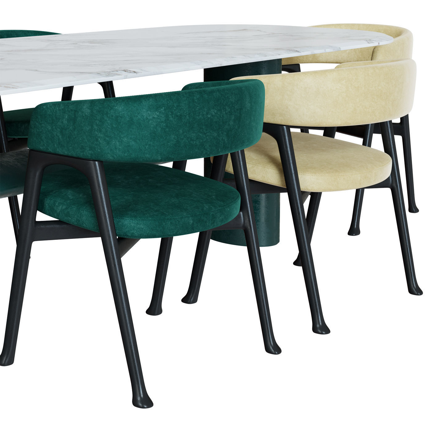 Baxter Corinne chair and Baxter Ellipse table 3D model | CGTrader Baxter Corinne chair and Baxter Ellipse table 3D model | CGTrader