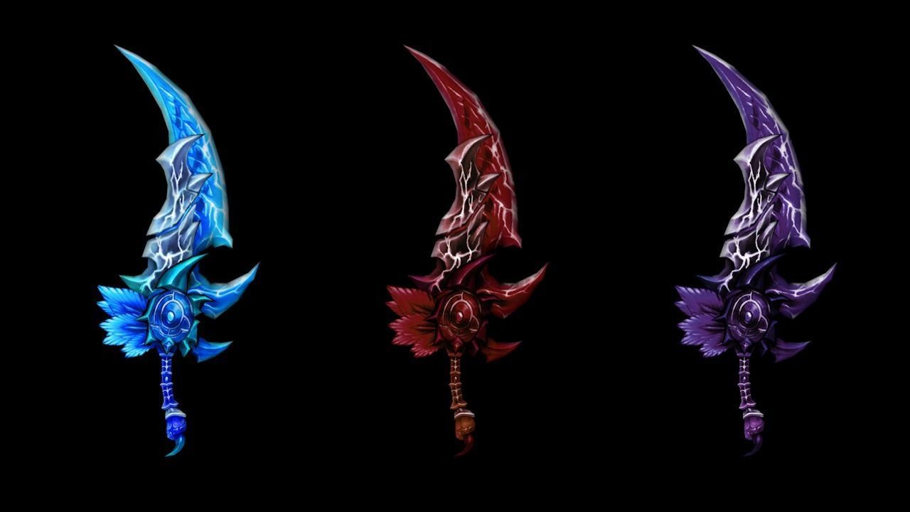 Frozen Bone Weapons 3D Model Collection | CGTrader