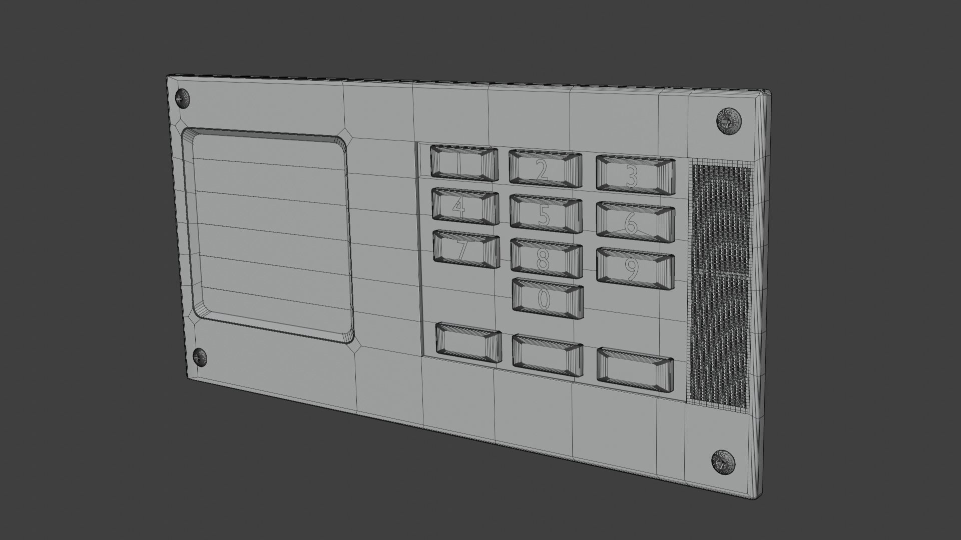 Electronic communication or password device 3D model | CGTrader