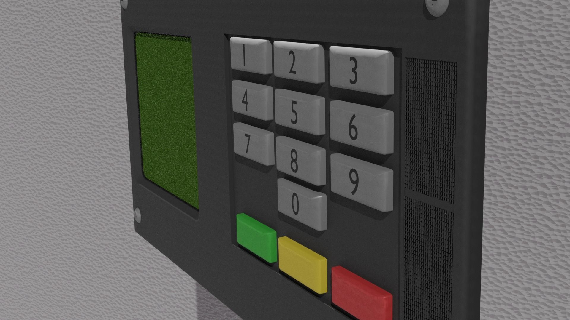 Electronic communication or password device 3D model | CGTrader