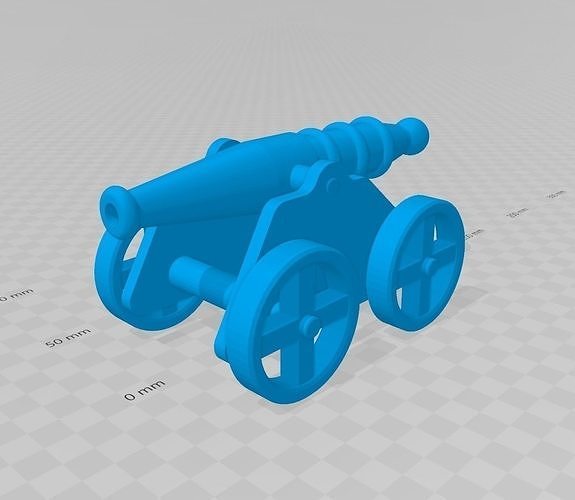 Cannon - Old Medieval Battle Unit 3D model 3D printable | CGTrader