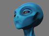 sitting alien 3D model | CGTrader