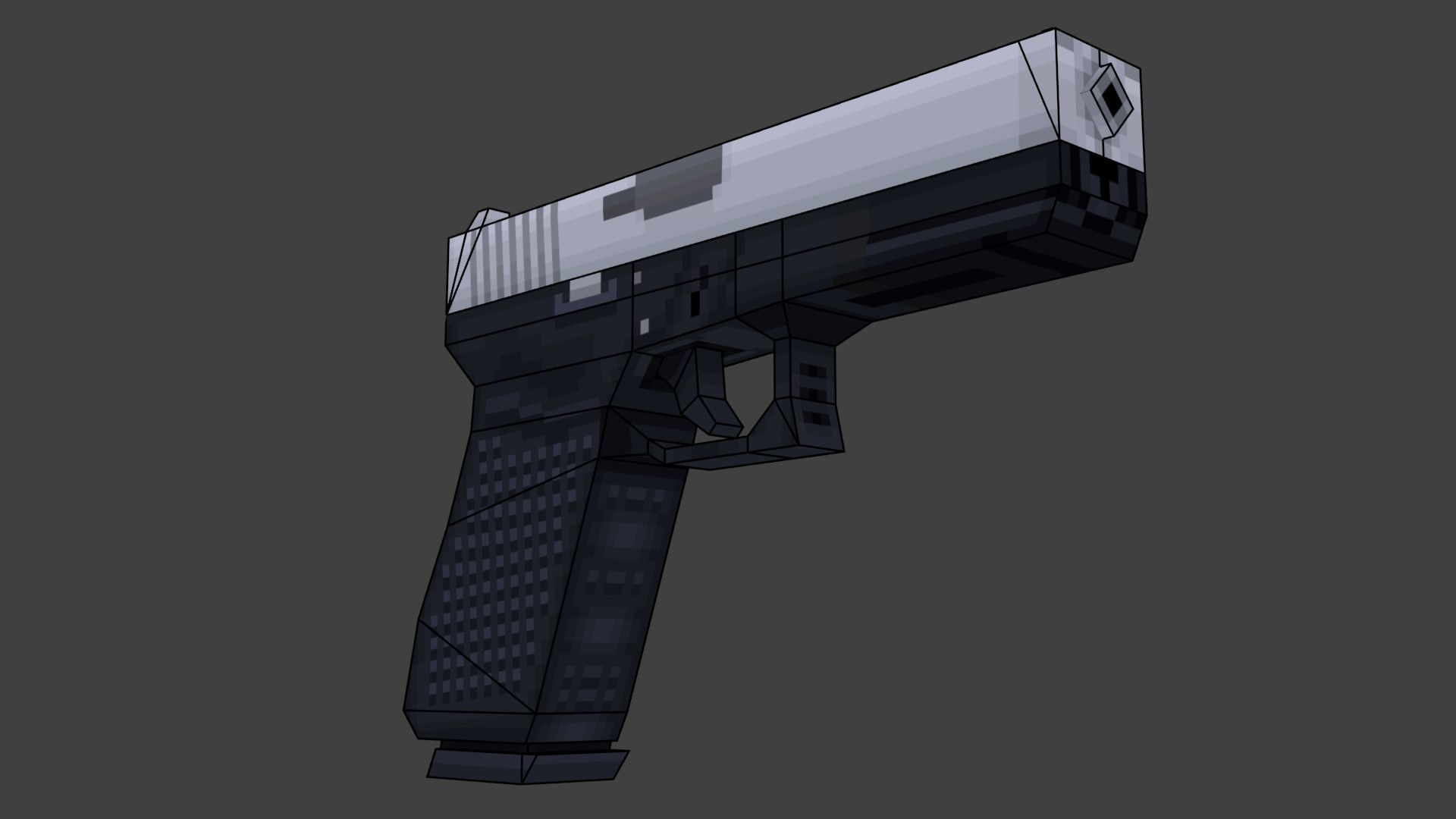 3D model Low Poly Pistol gun VR / AR / low-poly | CGTrader