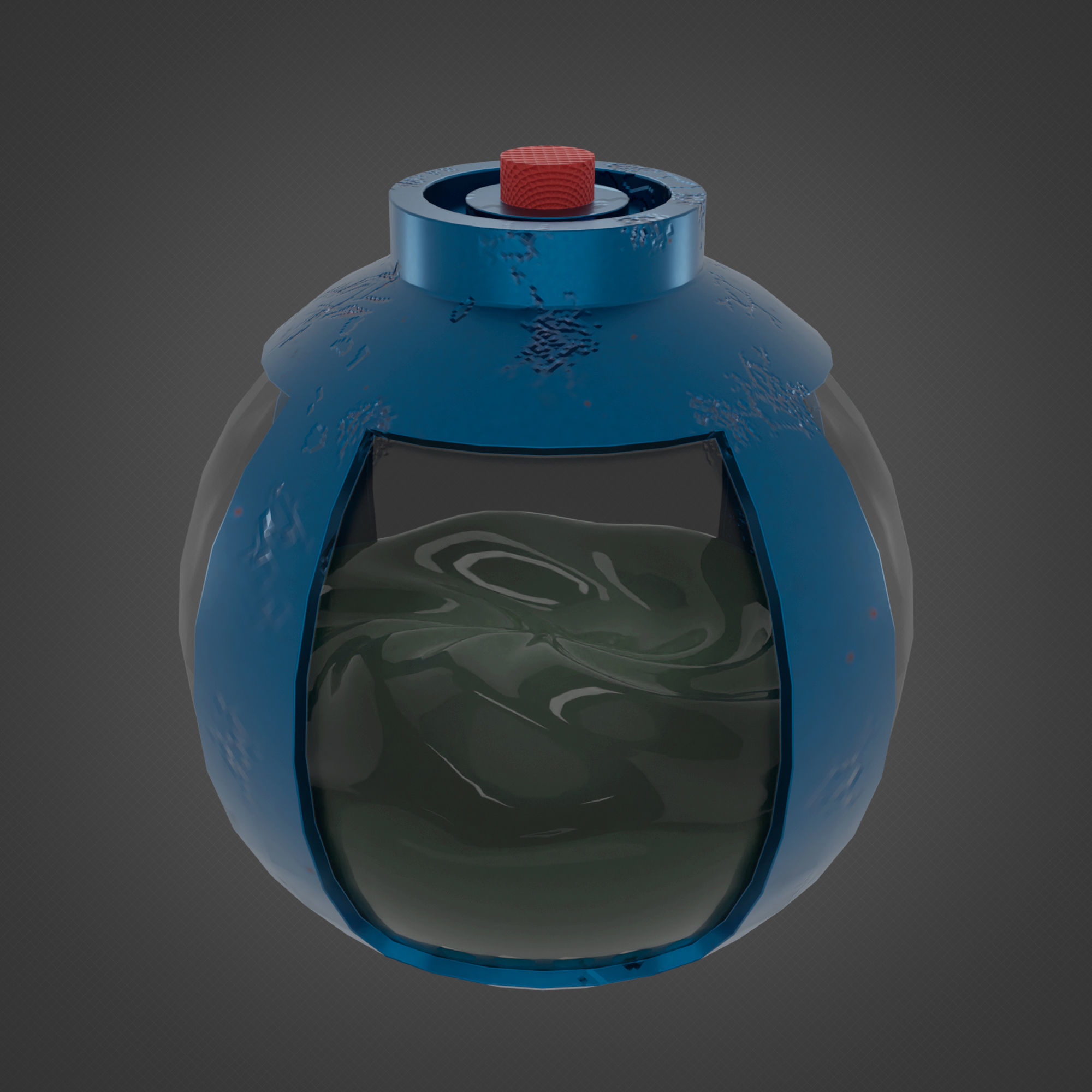 Liquid bomb 3D model | CGTrader