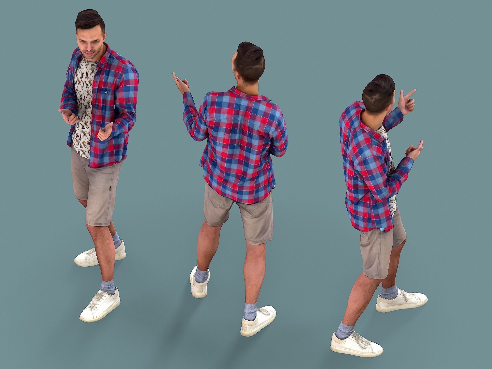 Party-goer 3D model | CGTrader