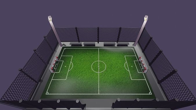 MINI NFOOTBALL STADIUM 3D model | CGTrader