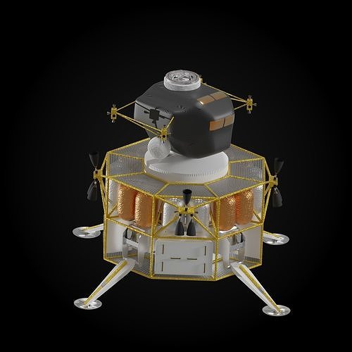 Boeing 2014 Mars Lander 3D model | CGTrader
