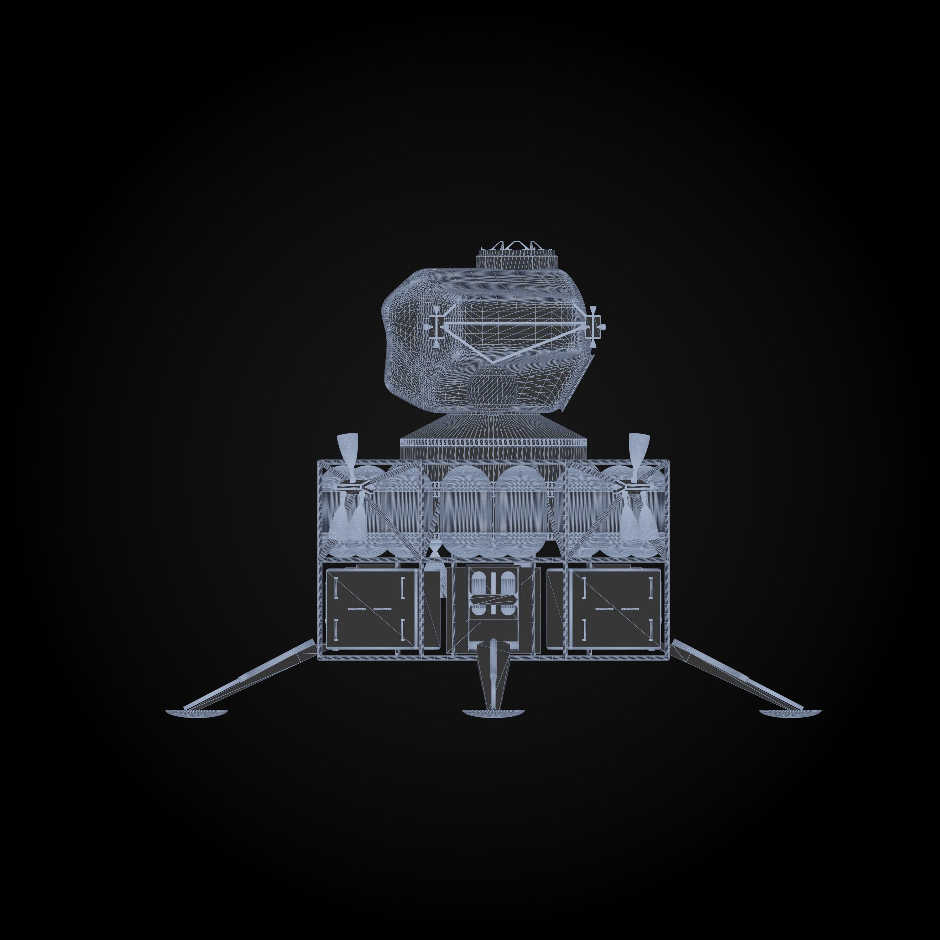 Boeing 2014 Mars Lander 3D model | CGTrader