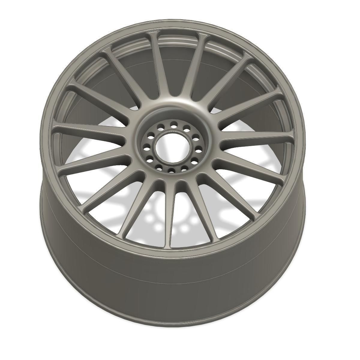 3d printable Audi DTM 2009 wheel with brake discs 3D model 3D printable ...