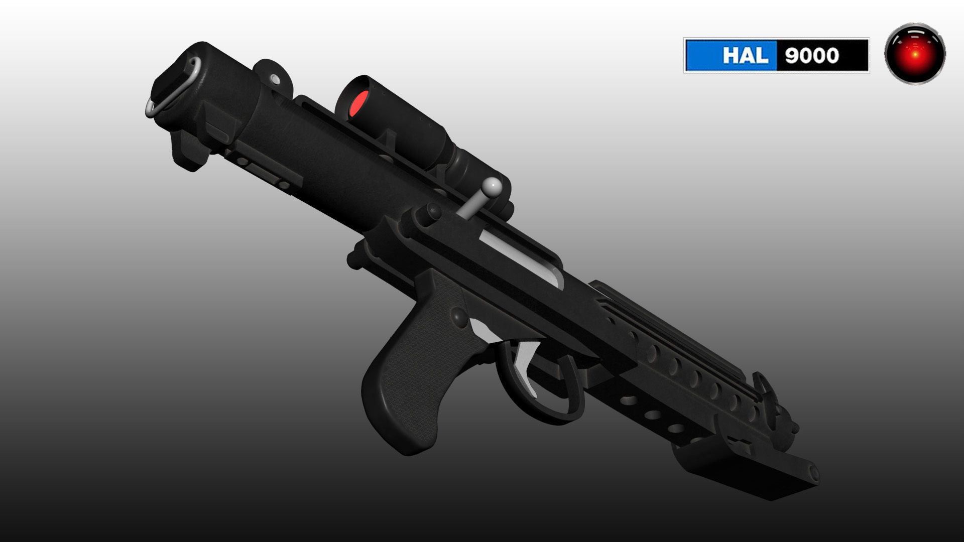 Imperial stormtrooper E-11 blaster 3D model | CGTrader