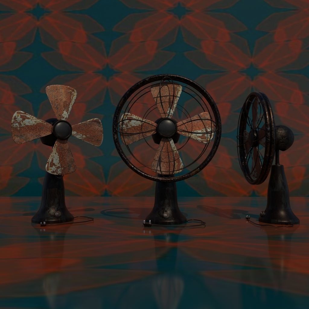Table fan free 3D model | CGTrader