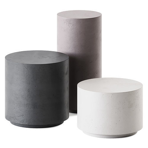 Hodi Concrete Plinth Pedestal Vaunt Design 3D model | CGTrader