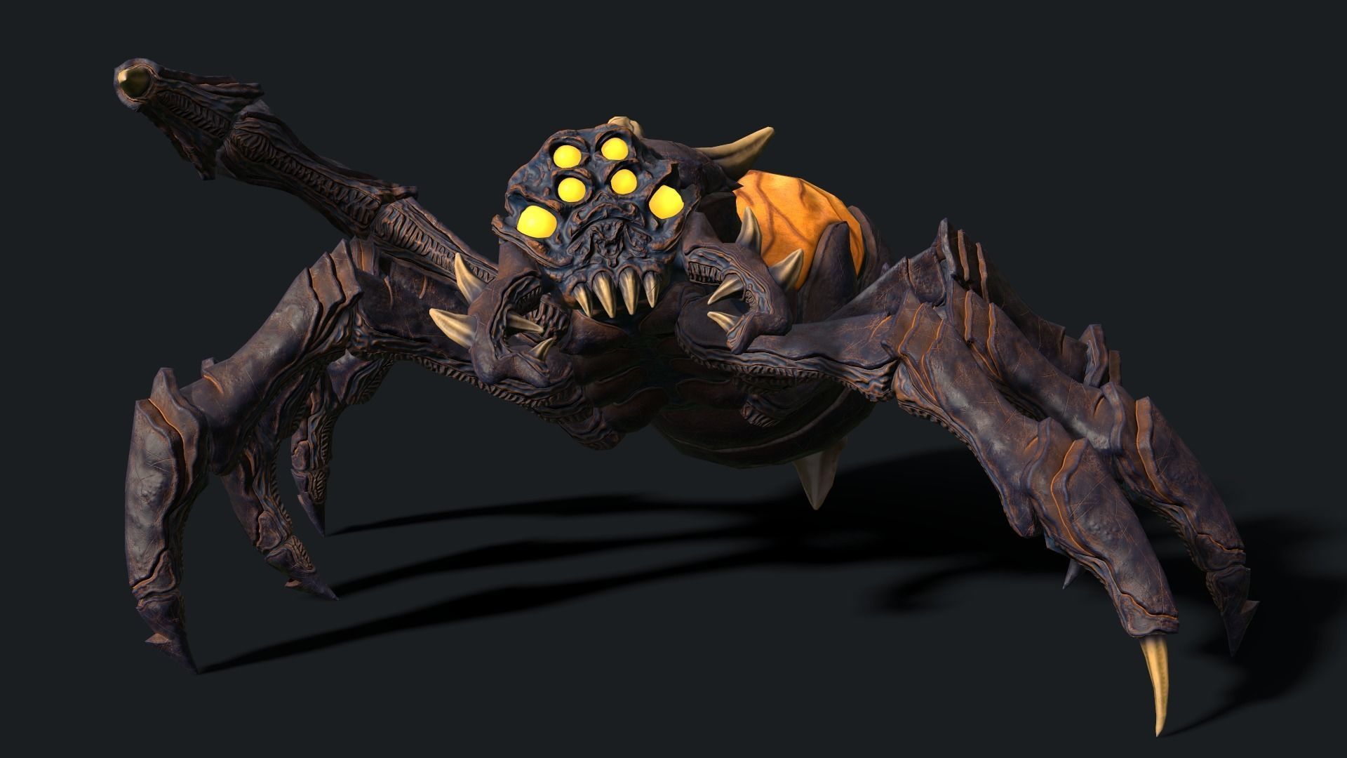 3D model Evil Spider 2 - Game Ready VR / AR / low-poly | CGTrader