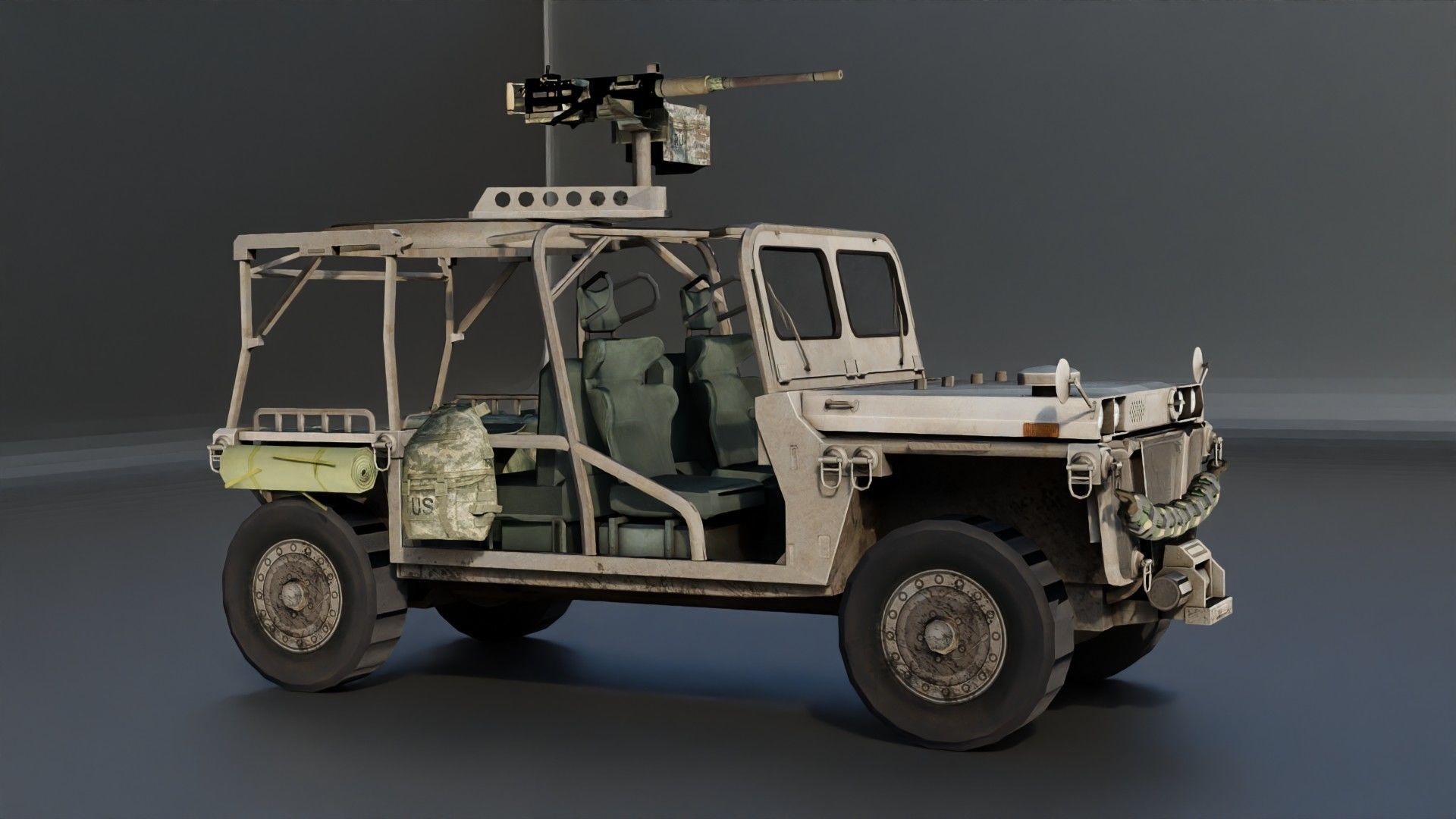 3D model Growler ITV Military Vehicle VR / AR / low-poly | CGTrader