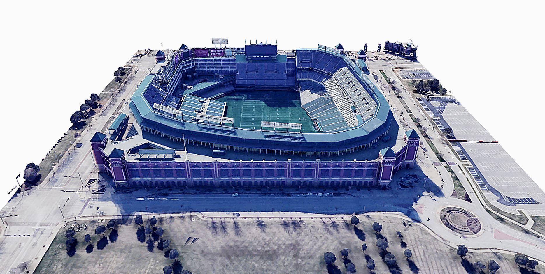 3D model Choctaw Stadium - Texas Rangers VR / AR / low-poly | CGTrader