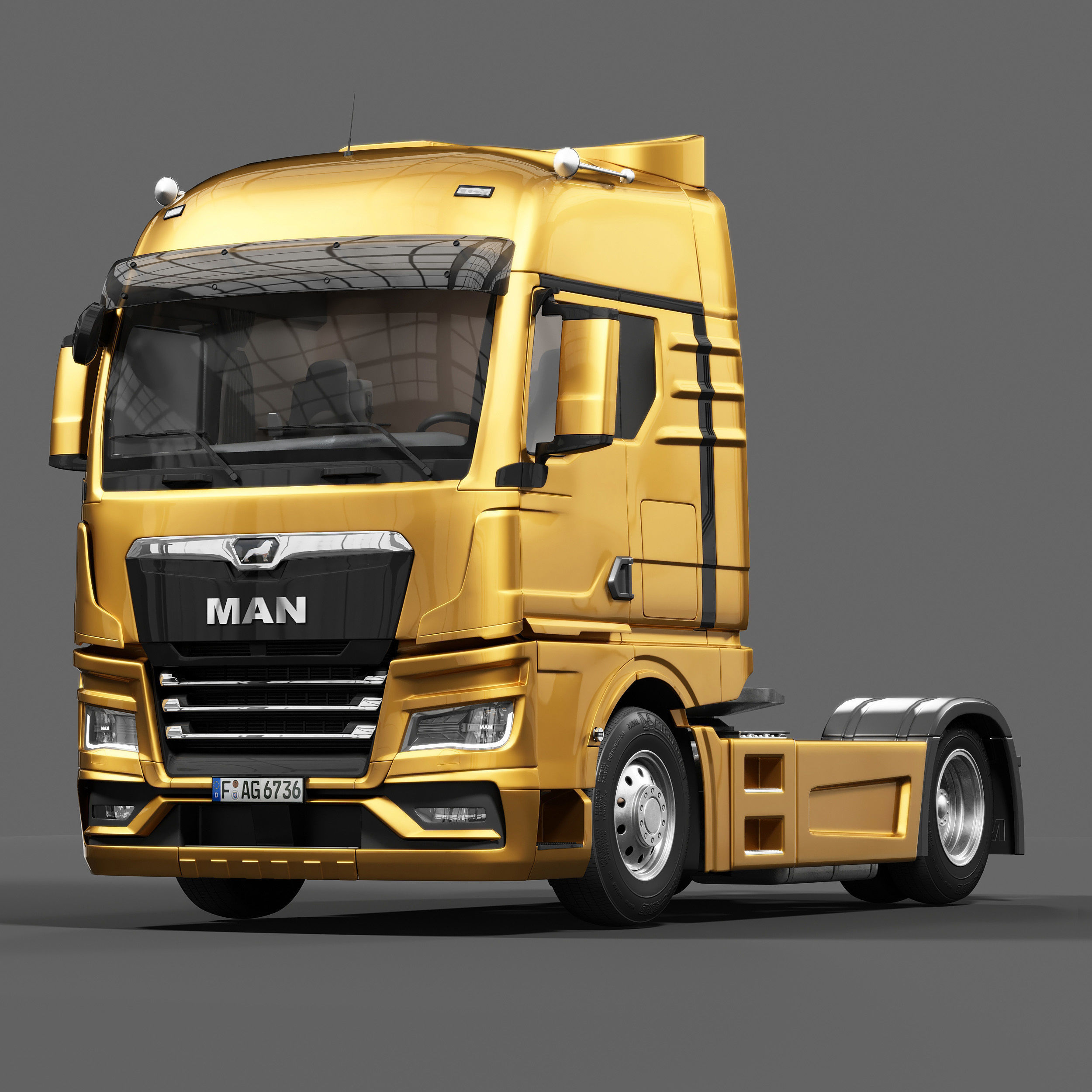 MAN NEW TGX 3D model | CGTrader