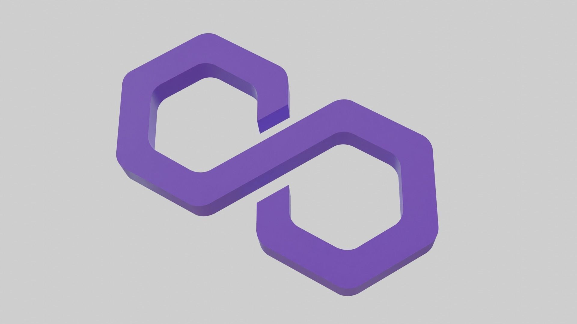 Polygon Matic Cryptocurrency Logo 3D Model 3D model | CGTrader