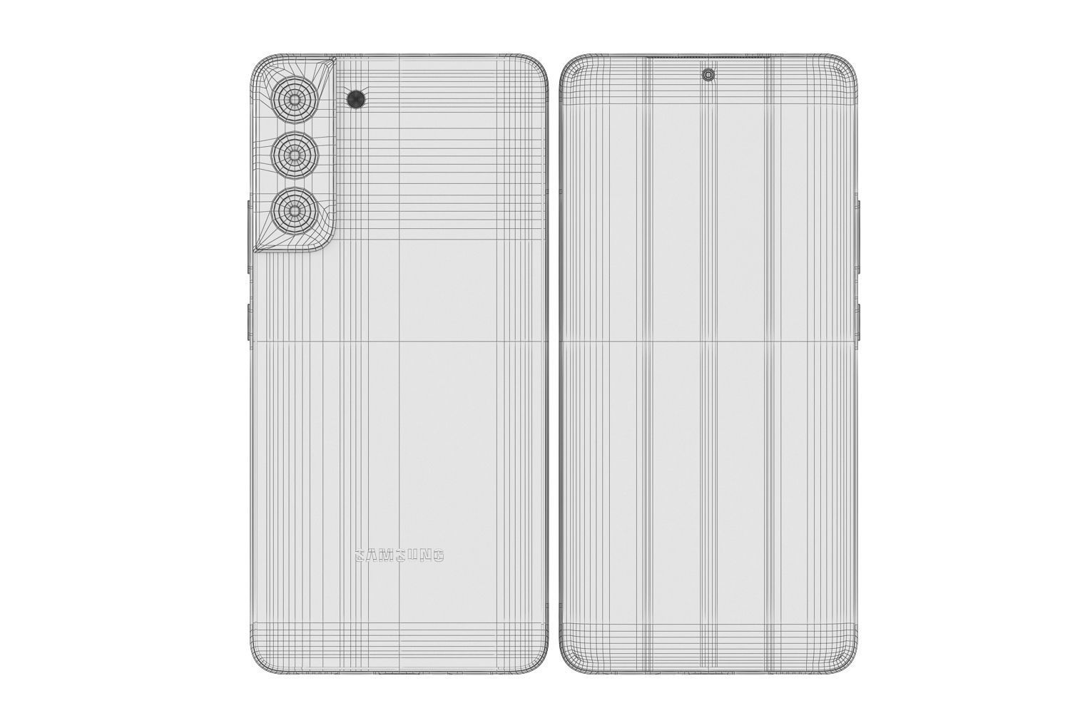STL 3D Print Samsung Galaxy S22 and S22 Plus and S22 Ultra 3D model ...