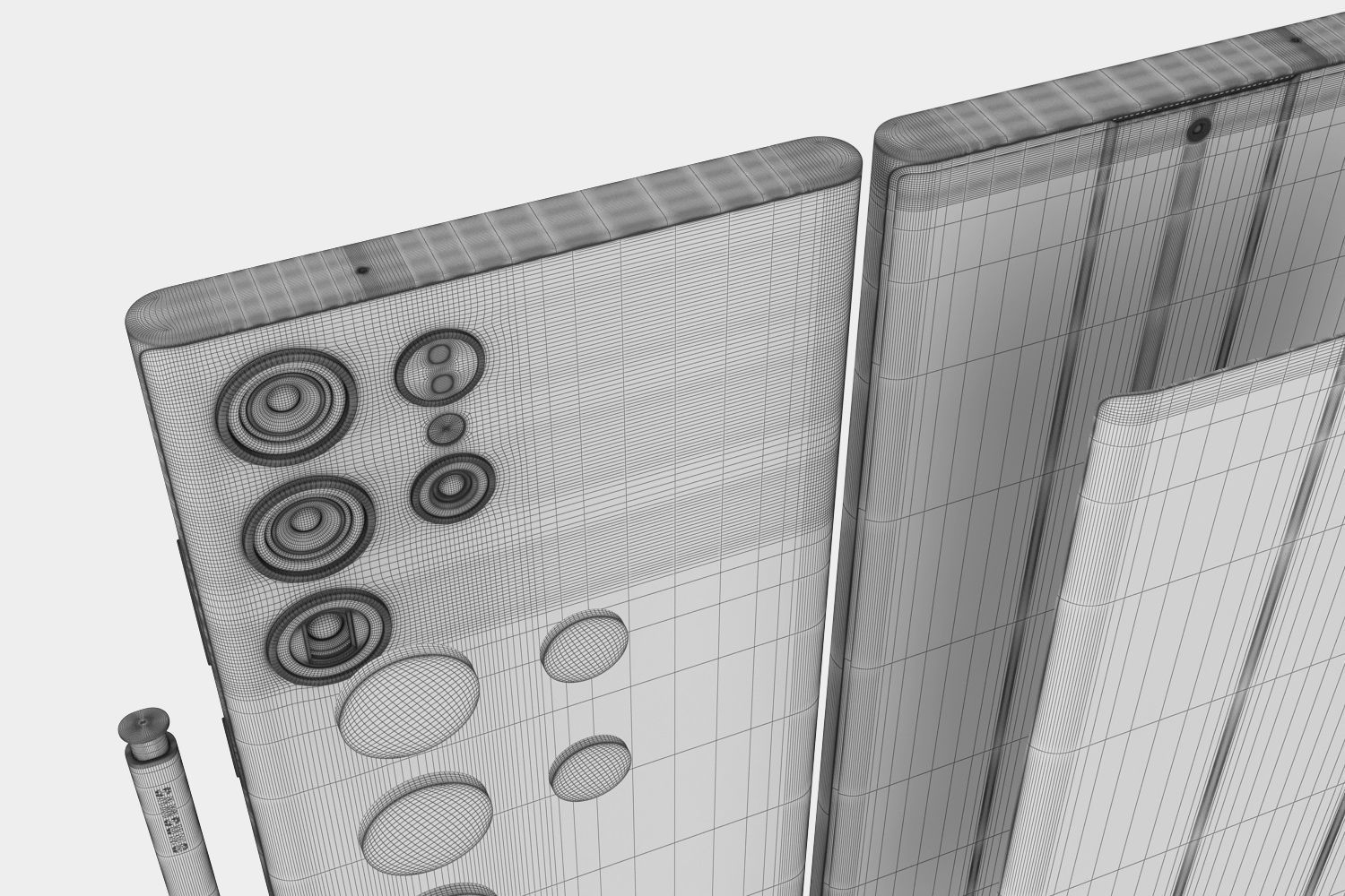 STL 3D Print Samsung Galaxy S22 and S22 Plus and S22 Ultra 3D model ...