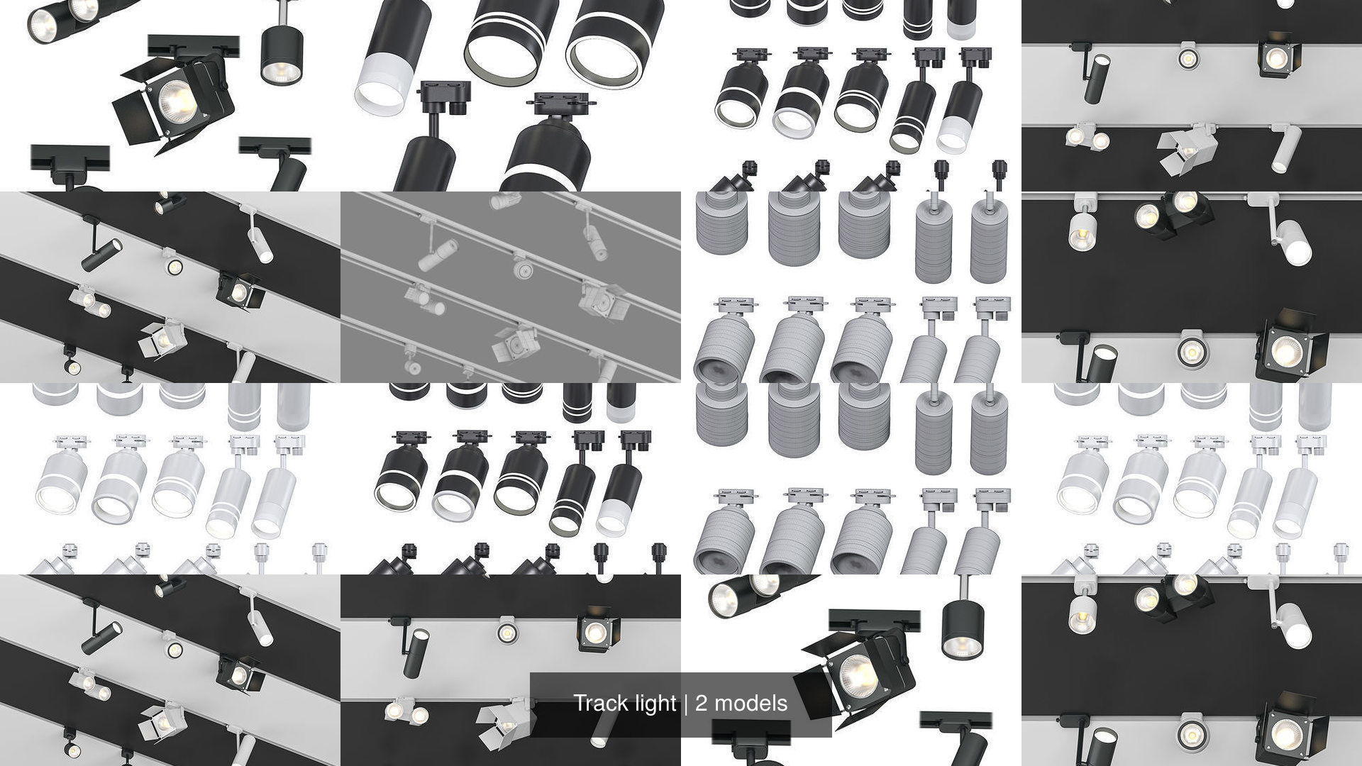 Track light 3D Model Collection | CGTrader