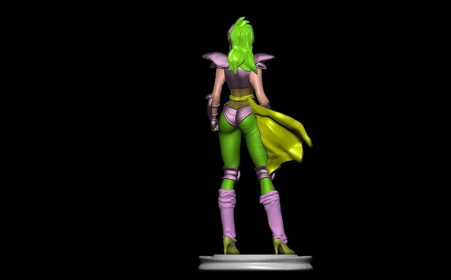 Saint Seiya SHAINA fanart 3D model 3D printable | CGTrader