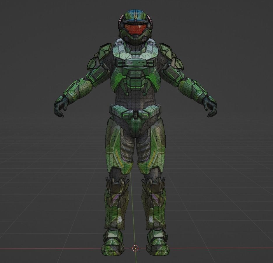 Halo Player 3D model animated rigged | CGTrader