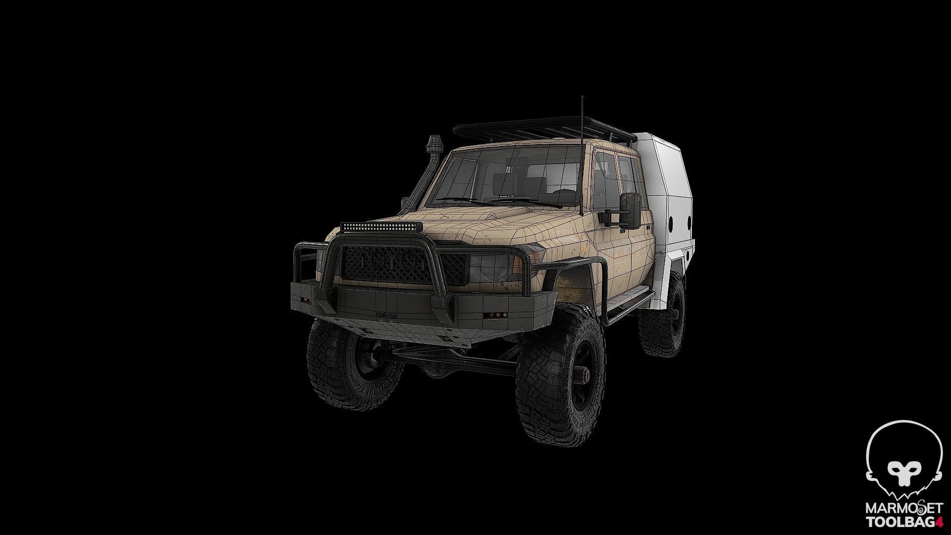 3D model Land Cruiser 79 Series VR / AR / low-poly | CGTrader