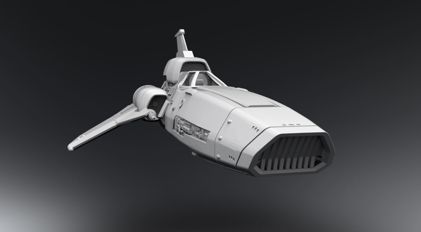 Colonial Viper MKIII Scale model 3D model 3D printable | CGTrader
