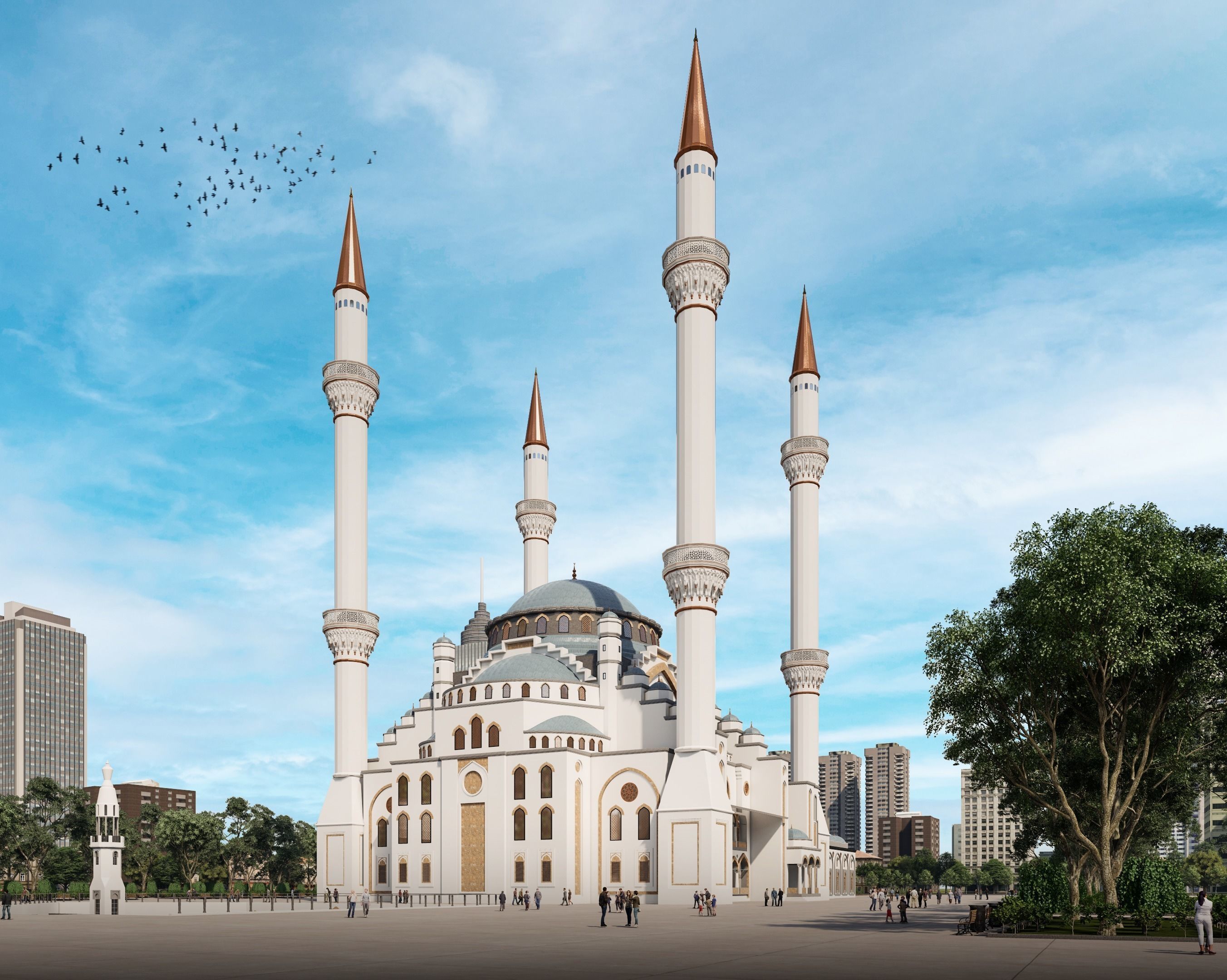 Ottoman Mosque 3D model | CGTrader