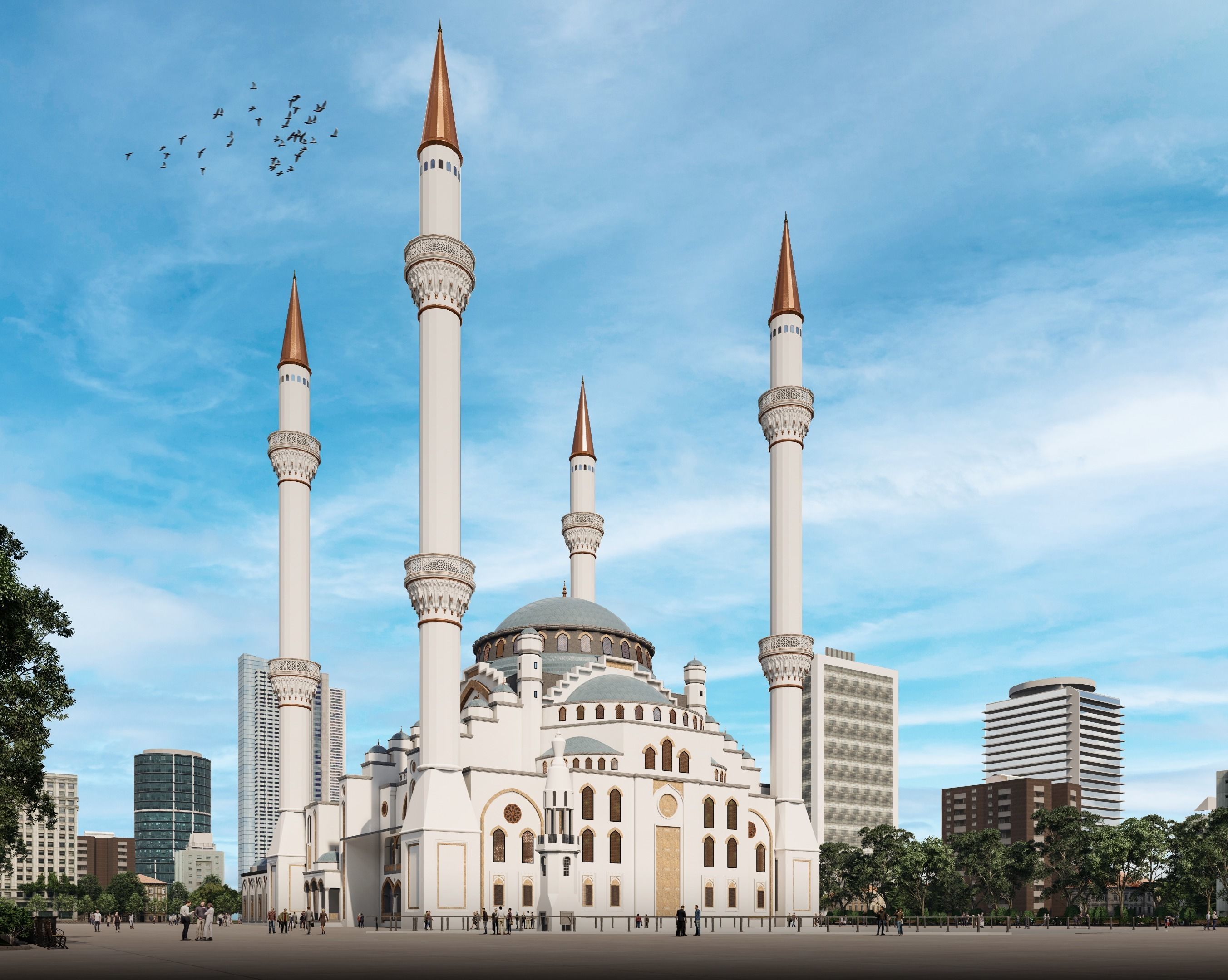 Ottoman Mosque 3D model | CGTrader